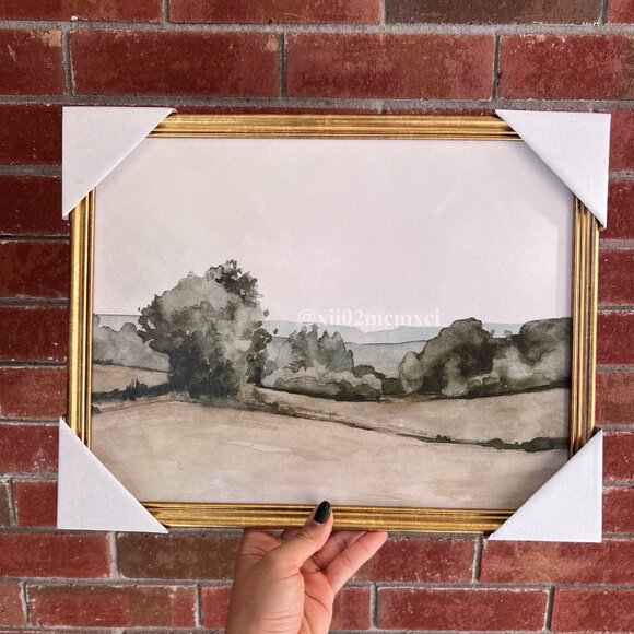 Threshold | Wall Decor | Target Studio Mcgee Framed Wall Canvas Green ...